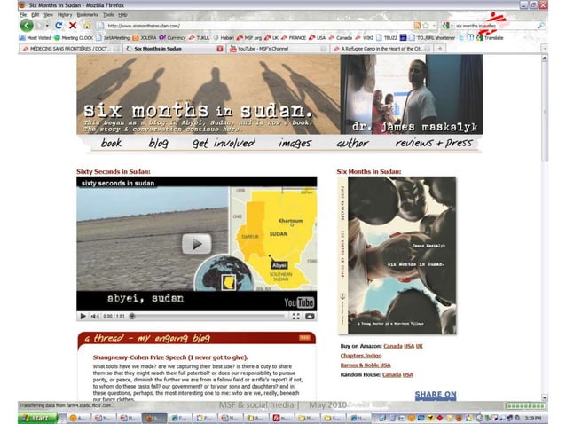 How Medecins Sans Frontieres / Doctors Without Borders (MSF) is using Social Media | PPTX