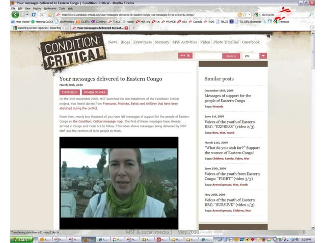 How Medecins Sans Frontieres / Doctors Without Borders (MSF) is using Social Media | PPTX