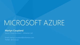 Introduction to Microsoft Azure | PPTX