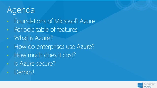 Introduction to Microsoft Azure | PPTX