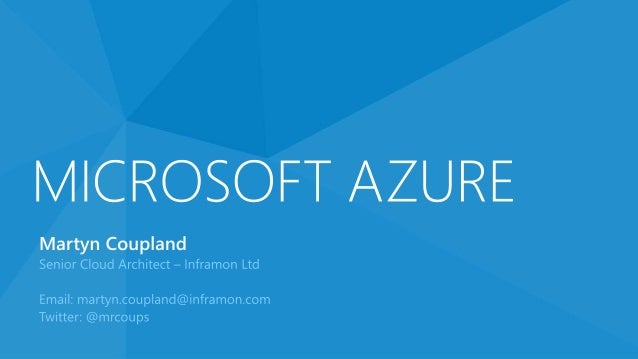 Introduction to Microsoft Azure