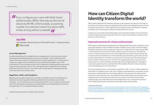 Citizen Digital Identity: Enabling and empowering individuals and ...