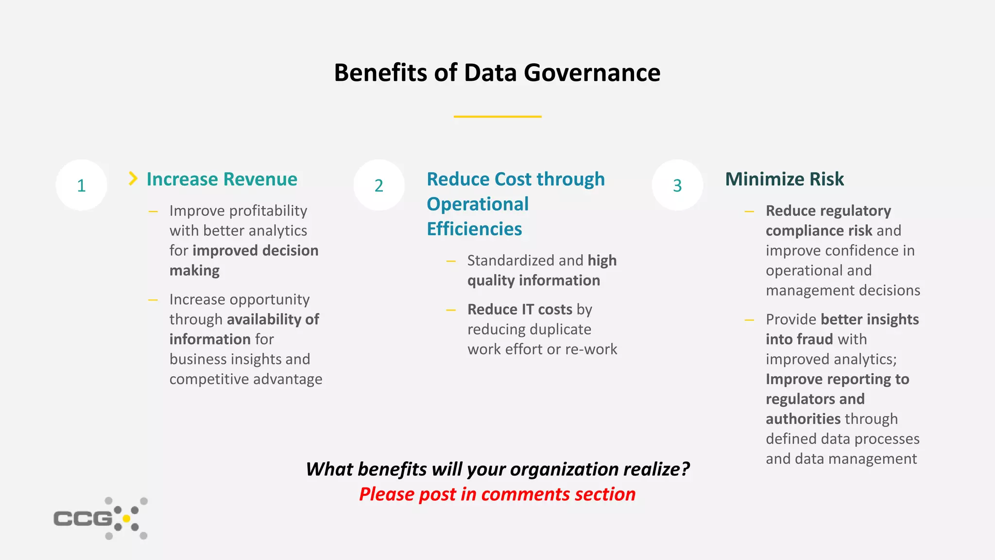 Data Governance and MDM | Profisse, Microsoft, and CCG | PPTX