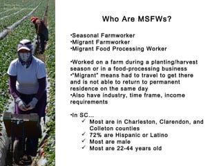 Migrant and Seasonal Farmworkers | PPT