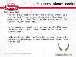 Berkley Fusion19 Hooks Launch Plan | PPT