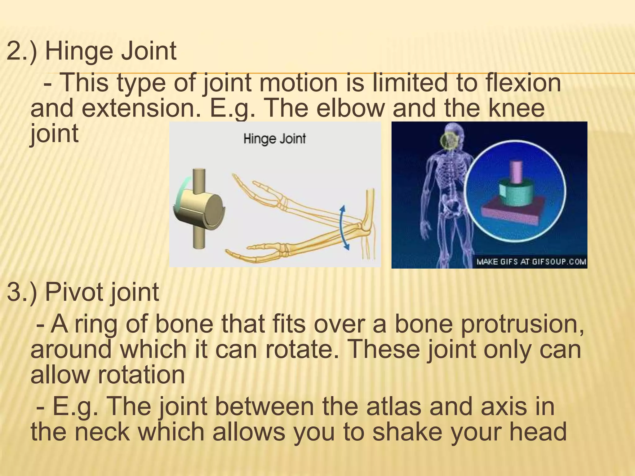 ANATOMY & PHYSIOLOGY OF JOINT | PPTX | Death, Injury, or Military ...