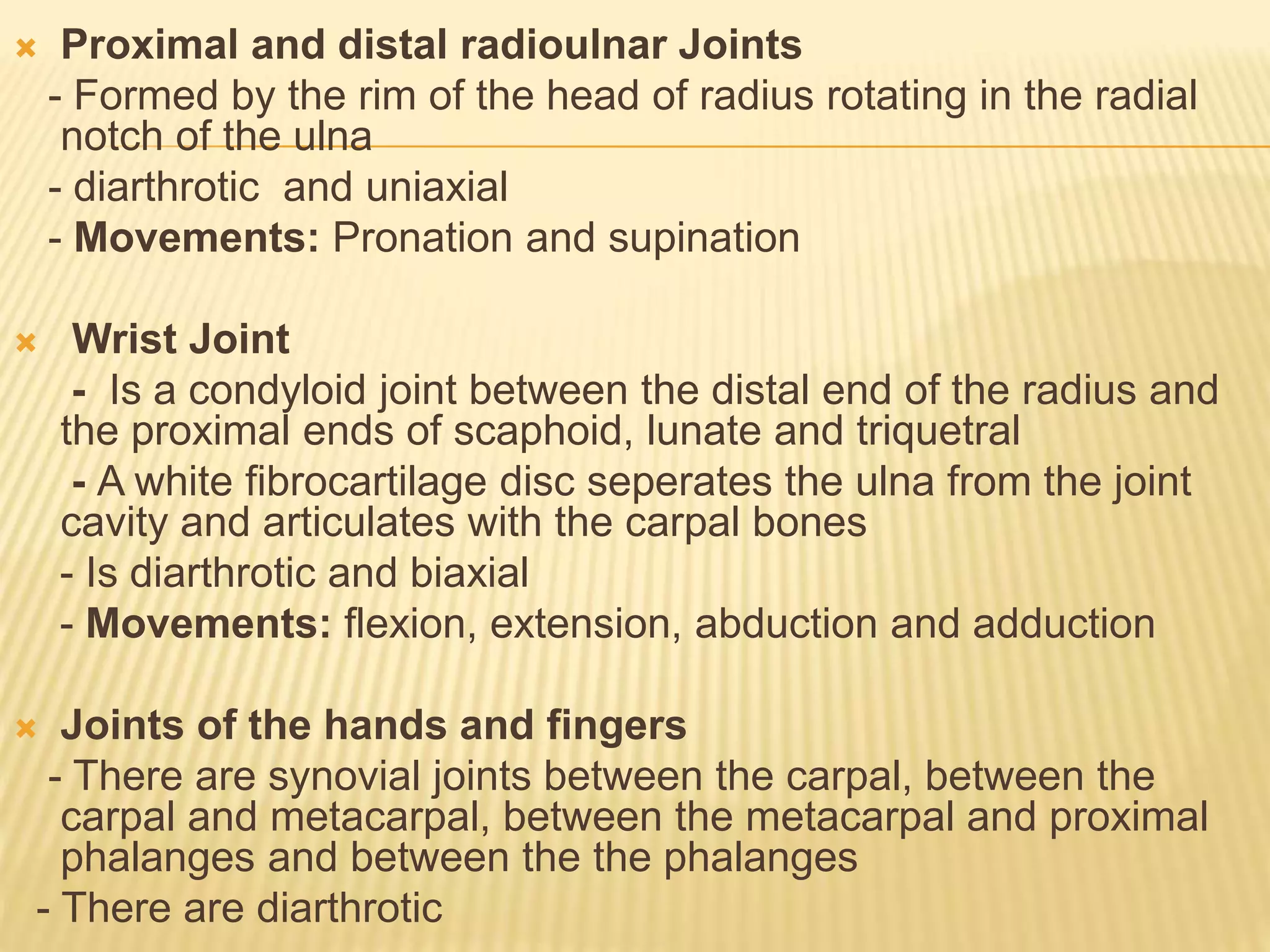 ANATOMY & PHYSIOLOGY OF JOINT | PPTX
