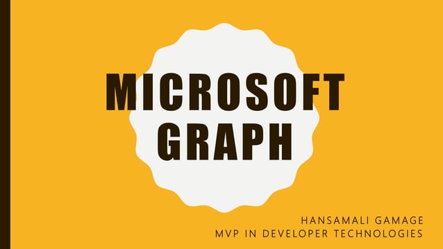 A real-world example with Microsoft Graph API and Outlook | PPT
