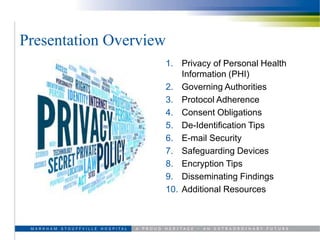 MSH-REB-Privacy-and-Security-Fundamentals-for-Researchers.ppt | Internet Safety | Parenting