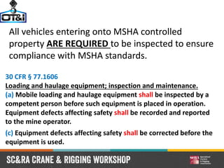 2014 CRW - Be Prepared for MSHA Inspections, Not just OSHA | PDF