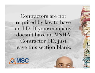 MSHA Part 46 - How To Complete New Miner Certificates | PDF