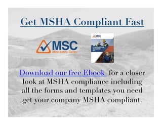 MSHA Part 46 - How To Complete New Miner Certificates | PDF