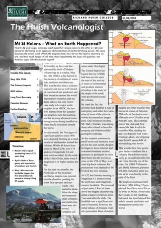 Tectonics: Mount St Helens Case Study | PDF