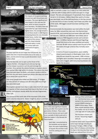 Tectonics: Mount St Helens Case Study | PDF