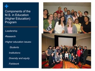 Master's in Higher Education Powerpoint | PPTX