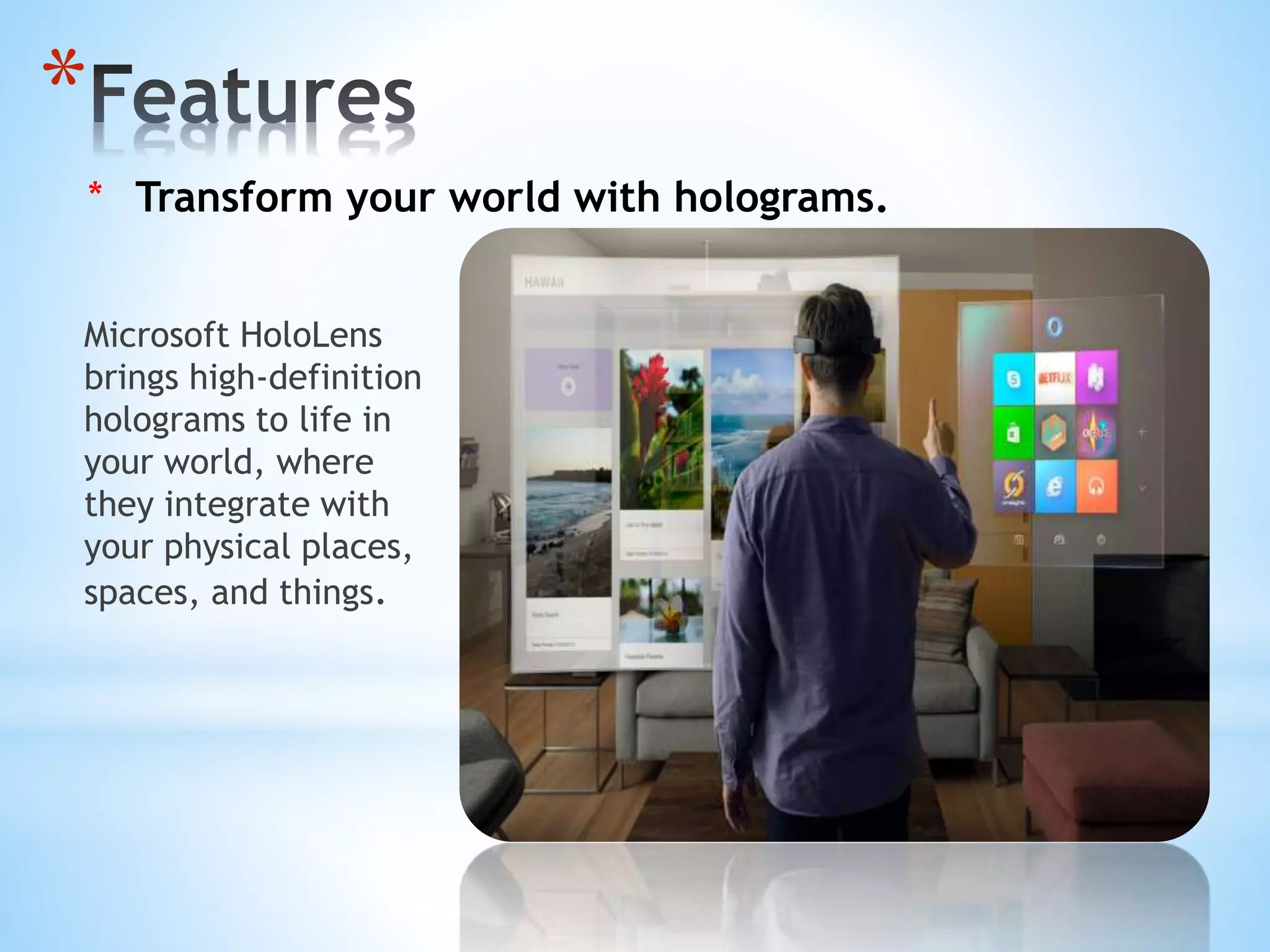 Microsoft hololens | PPTX