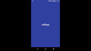 mShop | PPT | Free Download