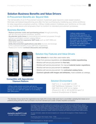 Innovapptive's mShop Mobile Solution | PDF