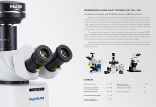 Mshot brochure 2023 - microscope and accessories .pdf