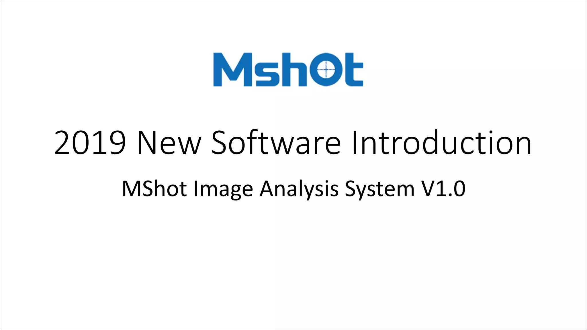 Mshot microscope imaging analysis software introduction | PDF