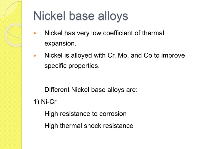 High Temperature Materials | PPTX | Chemistry | Science