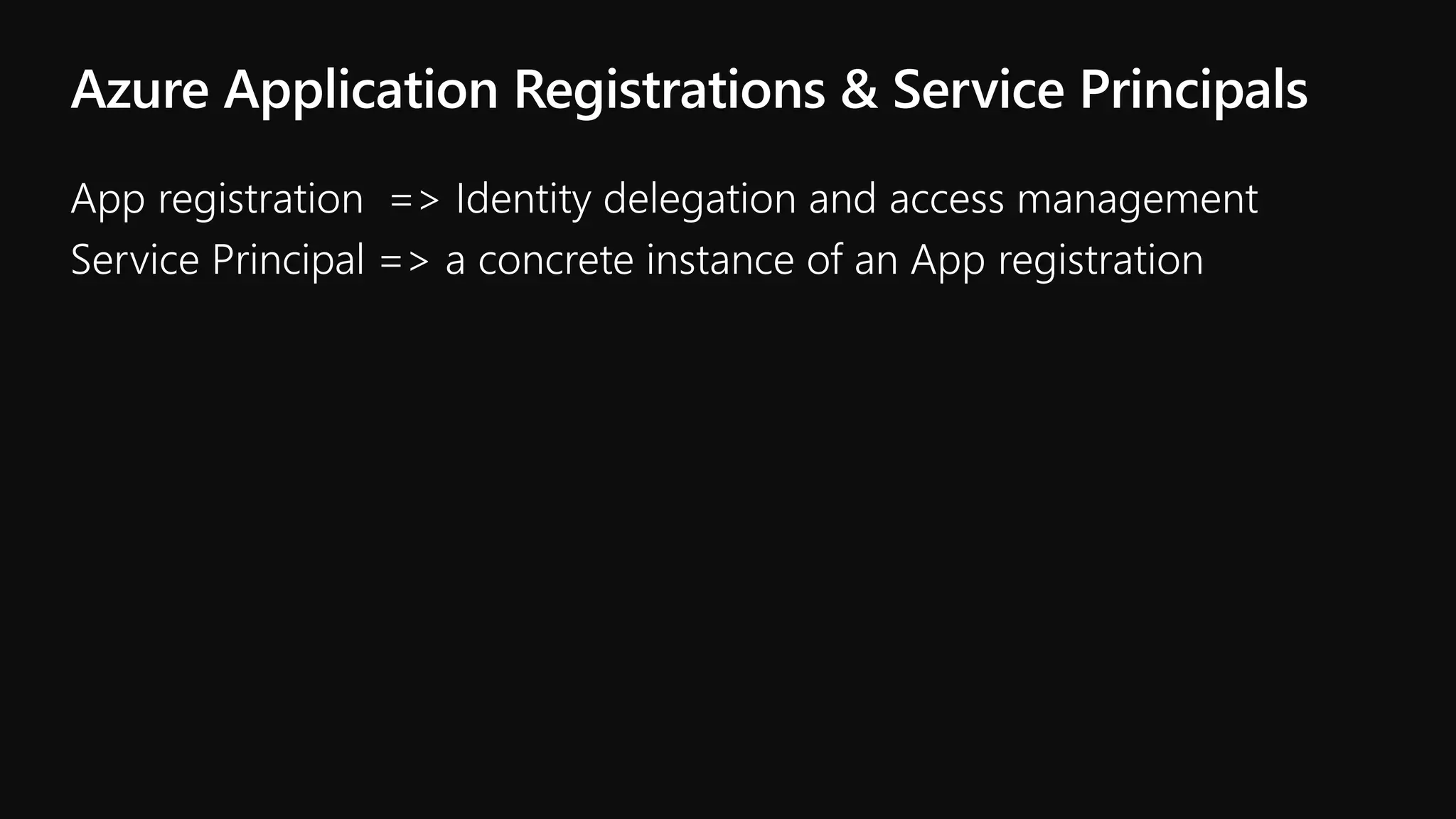 Azure Managed Identities and service principals | PPTX