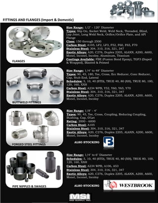 MSI Supply Brochure | PDF