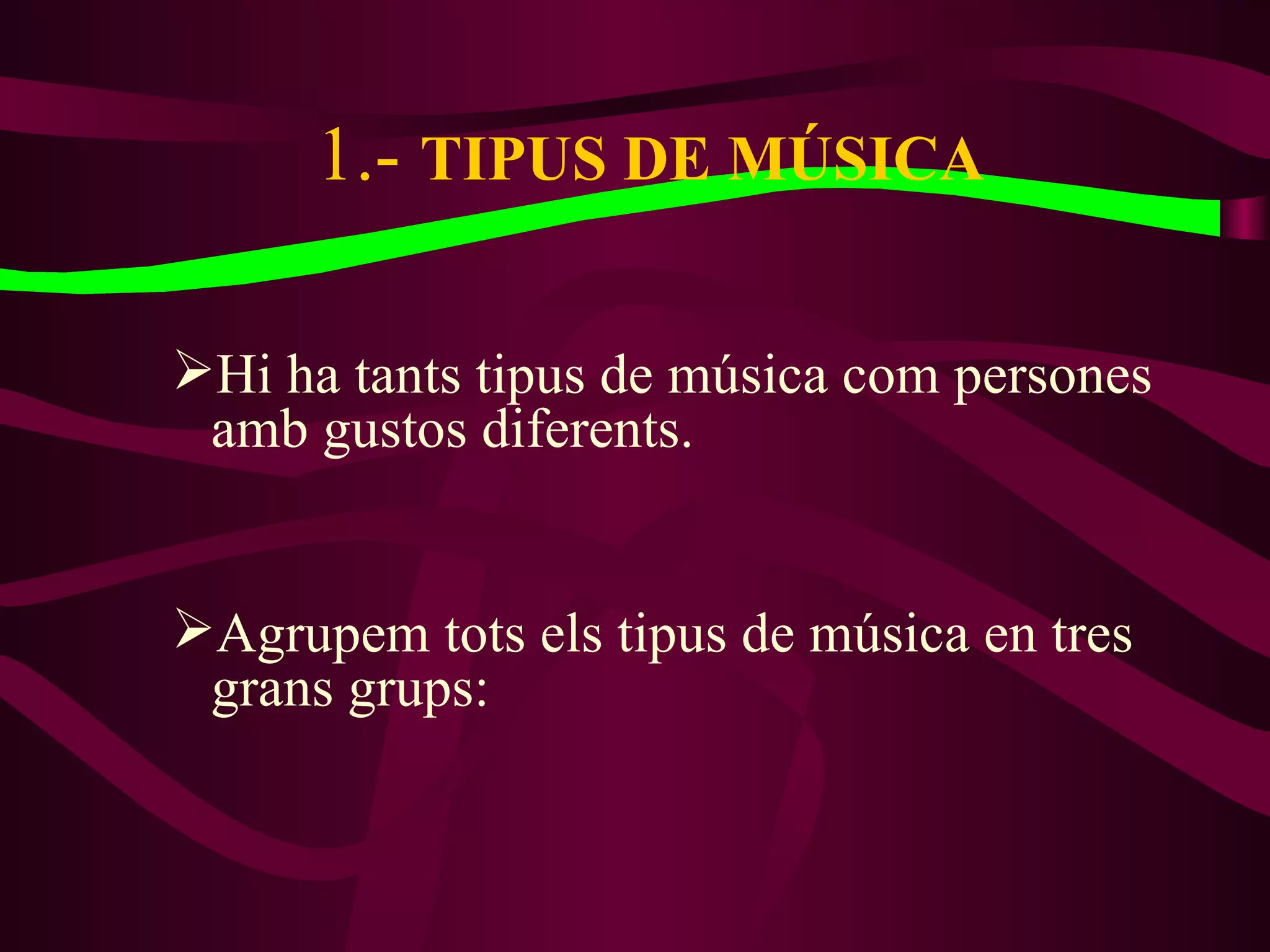 Música culta, popular i tradicional | PPT