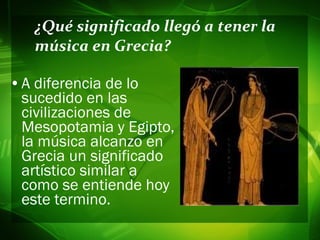 Música de la antigua grecia | PPT