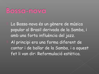 Música del Brasil | PPT