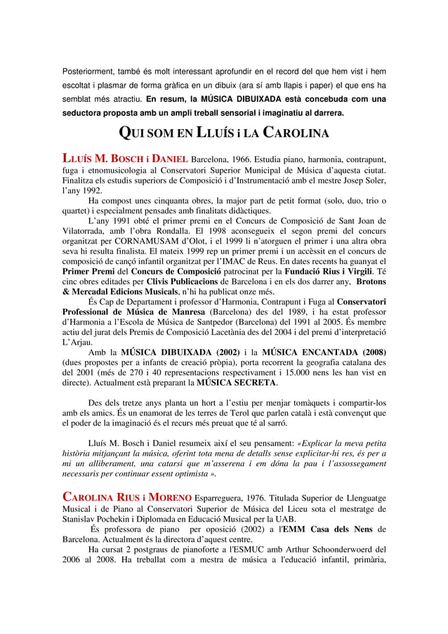 Música dibuixada (novembre 2011) | PDF