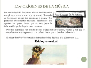 Música en la Prehistoria y la Antigüedad | PPTX
