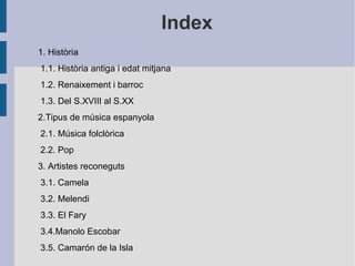 MúSica EspañOla Powerpoint | ODP