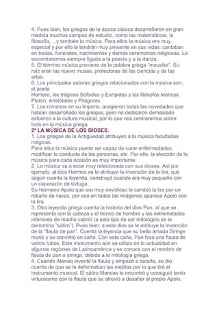Música griega características generales | PDF