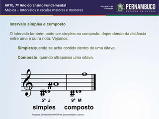 MÚSICA – Intervalos e escalas maiores e menores.ppt