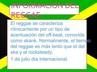 EL REGGAE | PPT