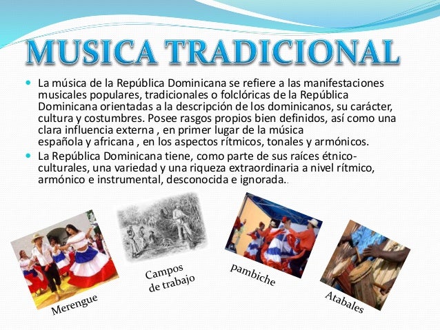 Música tradicional y popular (Dominicana)