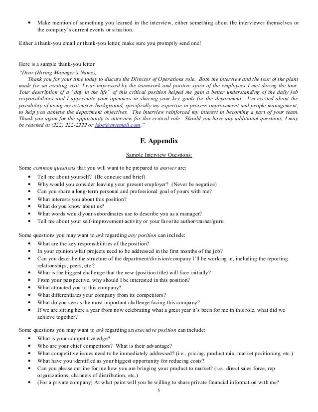 Msi guidelines for a successful interview