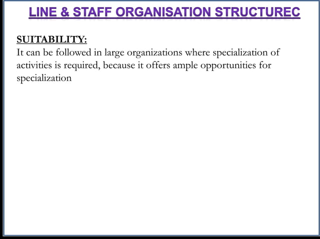 ORGANISATION STRUCTURES PPT | PPTX
