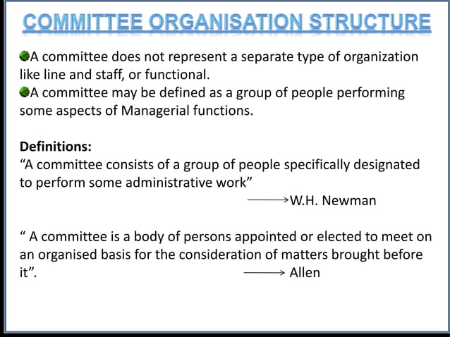 ORGANISATION STRUCTURES PPT | PPTX