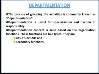 ORGANISATION STRUCTURES PPT | PPTX