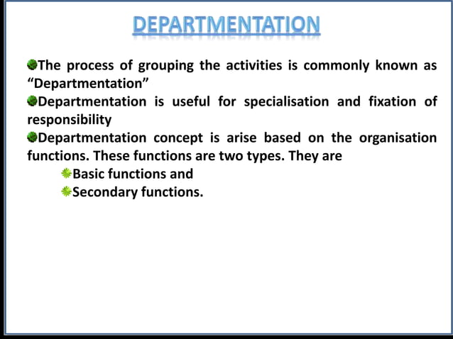 ORGANISATION STRUCTURES PPT | PPTX