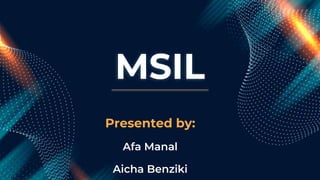 MSIL (1).pptx | Programming Languages | Computing