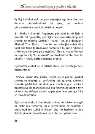 Mësime të Rëndësishme për Popullin e Thjeshtë | PDF