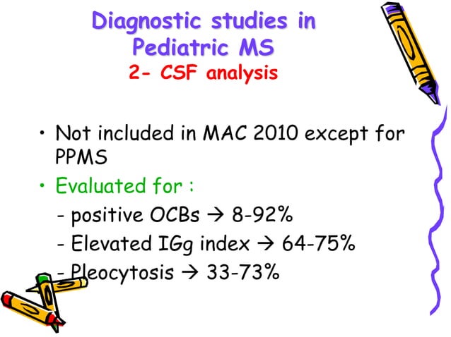 Multiple Sclerosis in children.ppt | Brain and Nervous System Disorders ...