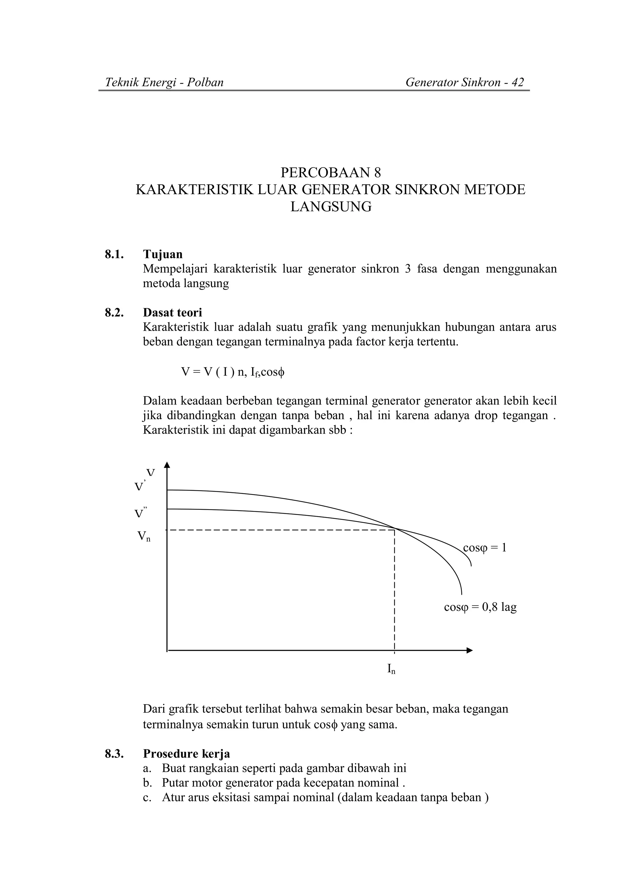Mesin Sinkron (Generator Sinkron/serempak) | PDF