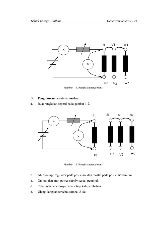 Mesin Sinkron (Generator Sinkron/serempak) | PDF