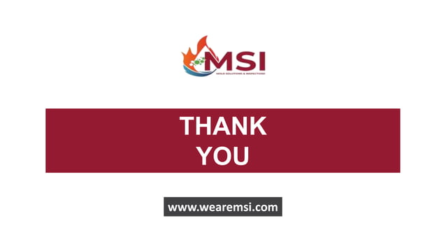 MSI offers Professional mold inspection Services.pptx