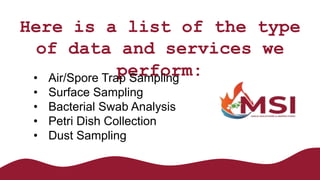 MSI offers Professional mold inspection Services.pptx