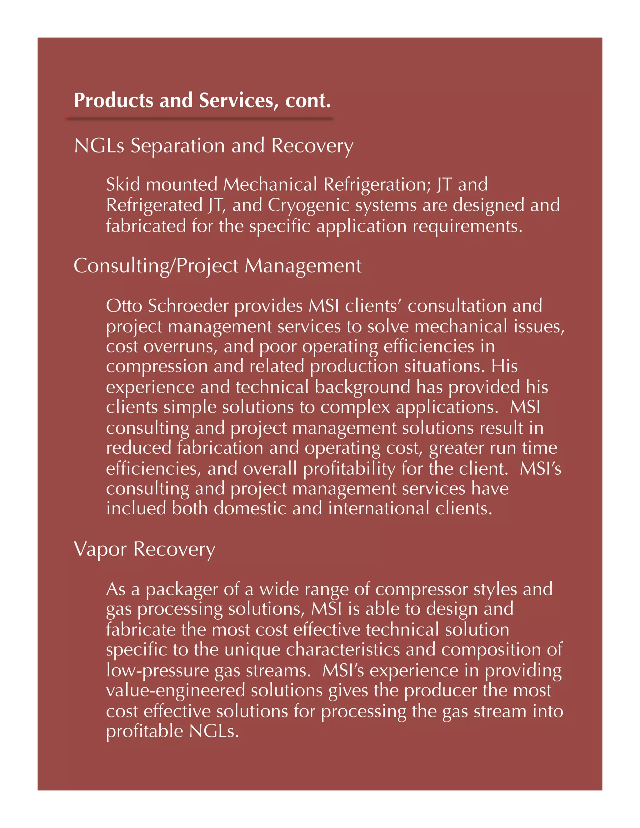 MSI Presentation | PDF